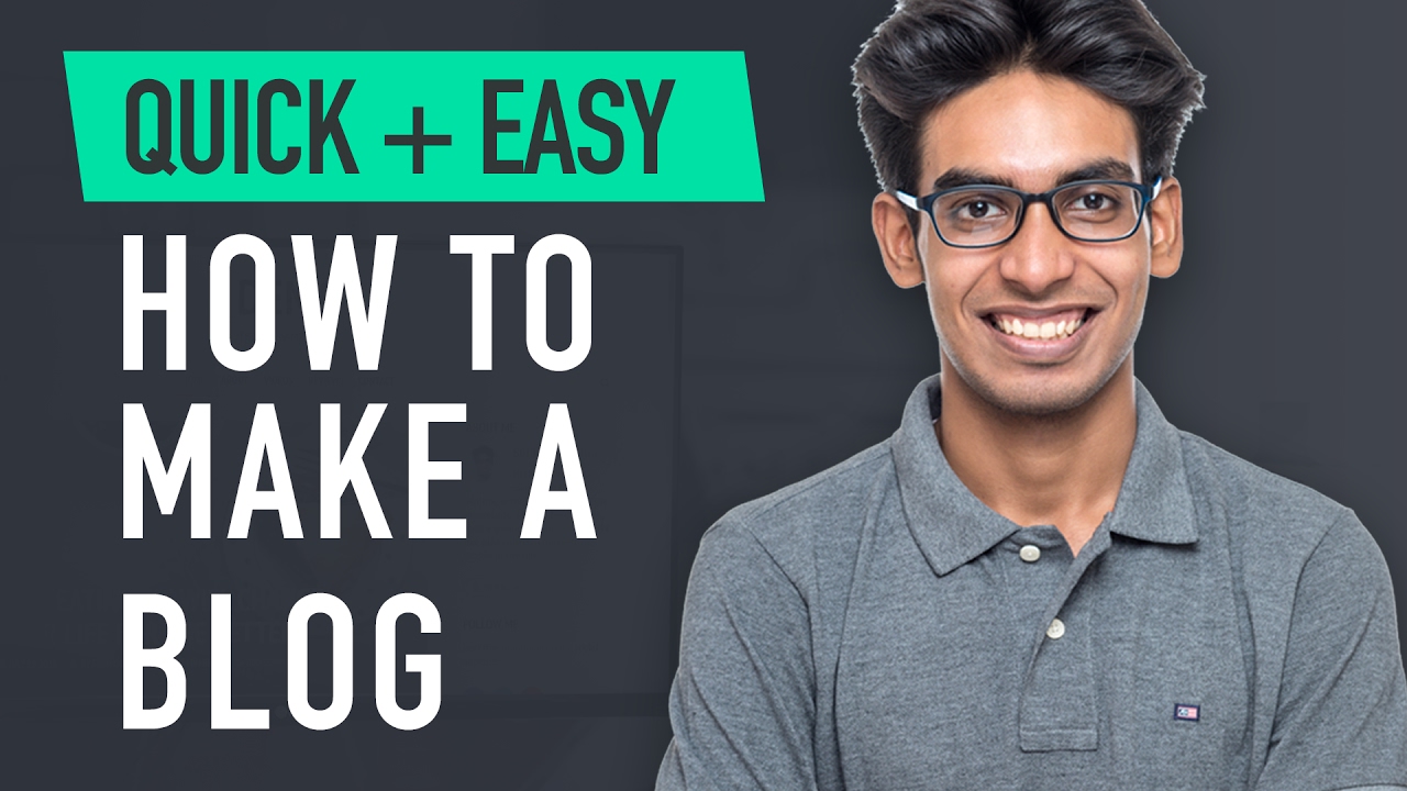 How to Make a Blog - Quick & Easy! - ClicksClick