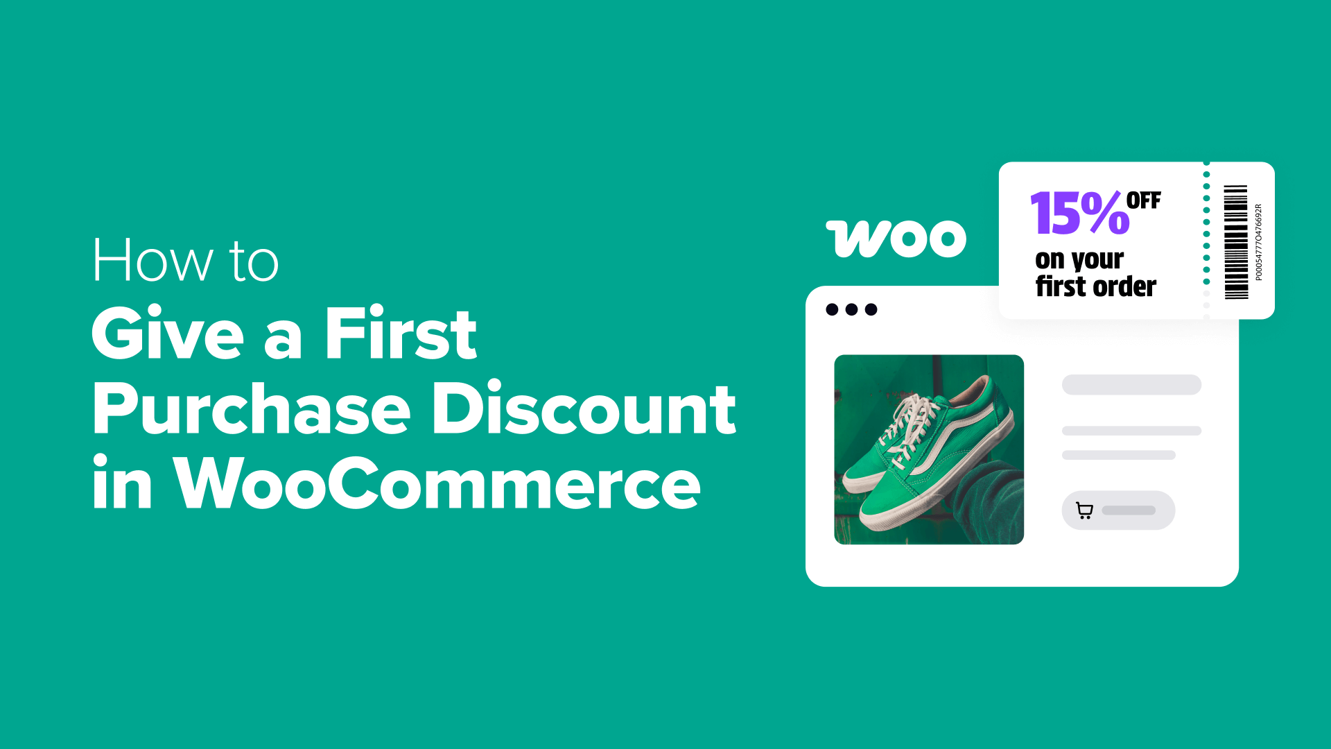 How to Give a First Purchase Discount in WooCommerce - ClicksClick